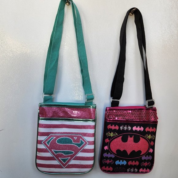 Fast Forward | Accessories | Supergirl Batman Crossbody Purse | Poshmark